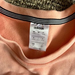 adidas | Tops | Adidas Peach Crew Neck | Poshmark